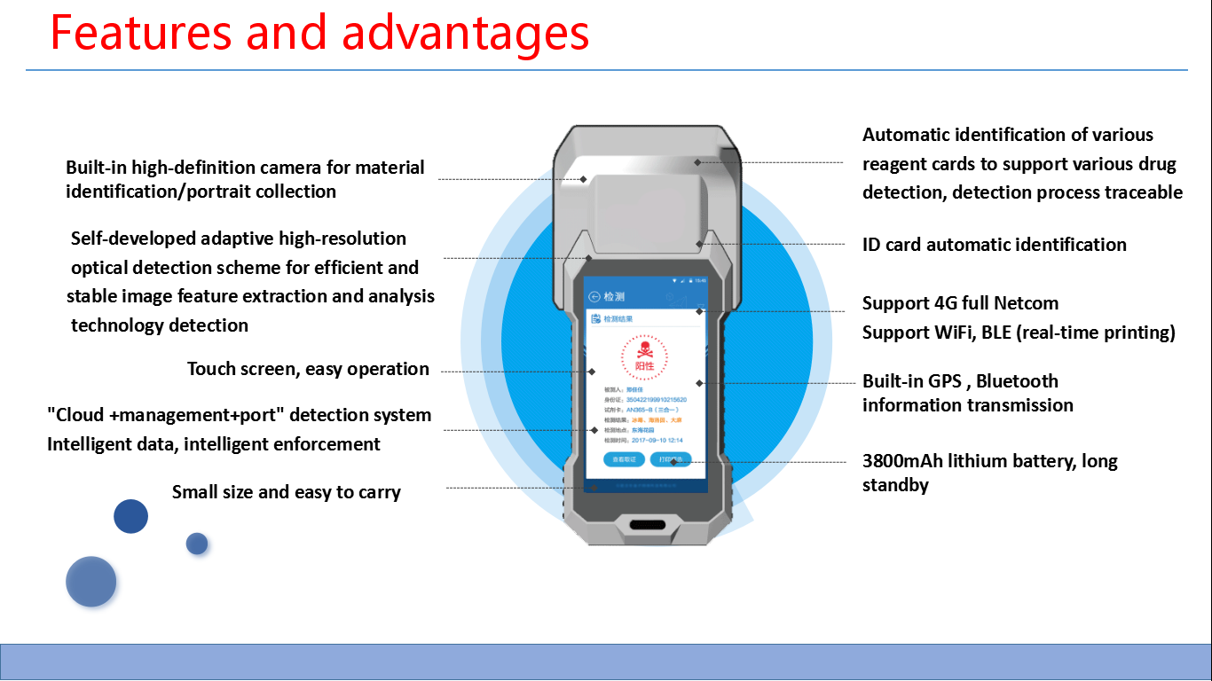 毒检测-Moyowise's Handheld saliva drug detector_智能手持方案_南京漫童智能技术有限公司